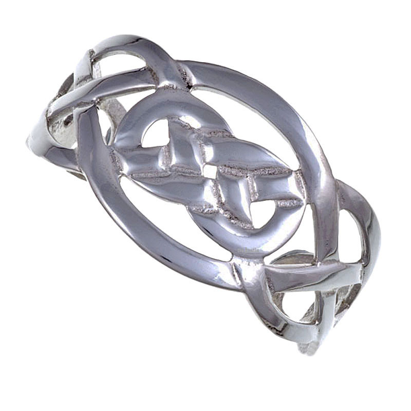 Wide Celtic Knots Bangle