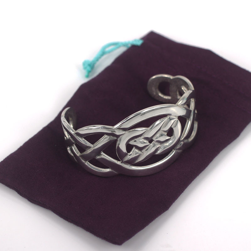 Wide Celtic Knots Bangle