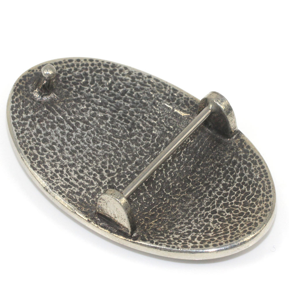 Serpent Oval Belt Buckle (Lge)