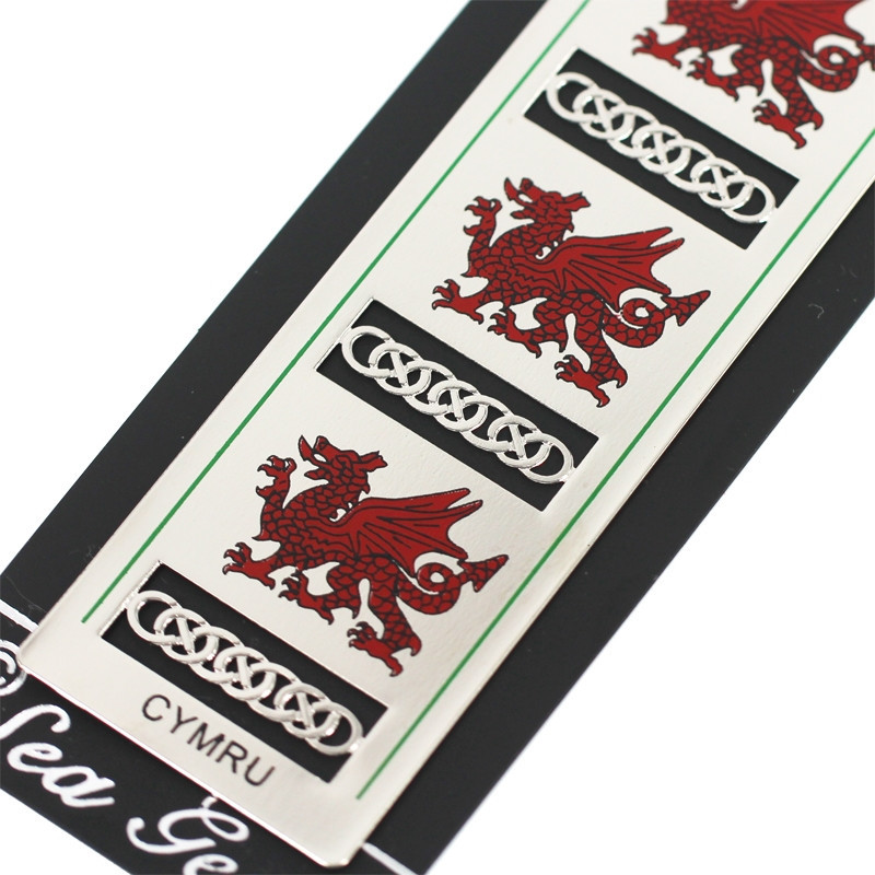 Pen and Bookmark Set Welsh Dragon