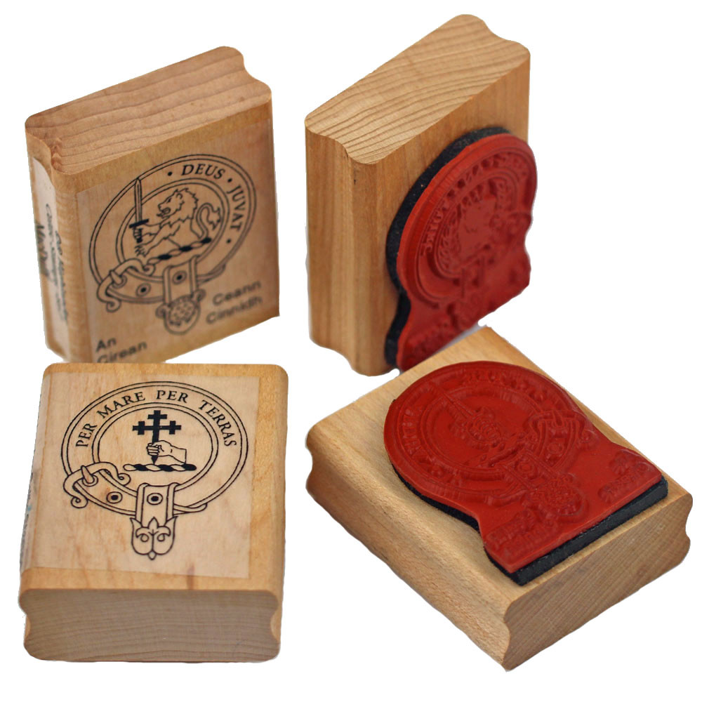 Scottish Clan Rubber Stamp