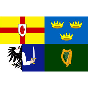 Irish Four Provinces Flag 3' x 5'