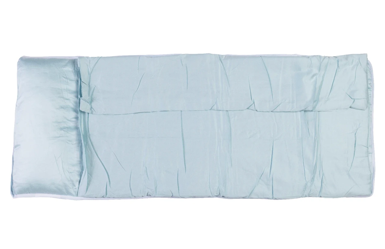 Apple of my Isla *BLUE/GREEN WINDOWPANE* Nap Mat