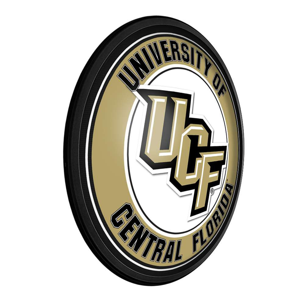 UCF Knights: Round Slimline Lighted Wall Sign