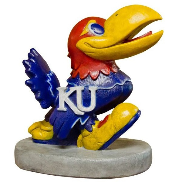 Kansas Jayhawks Mascot Garden Statue
