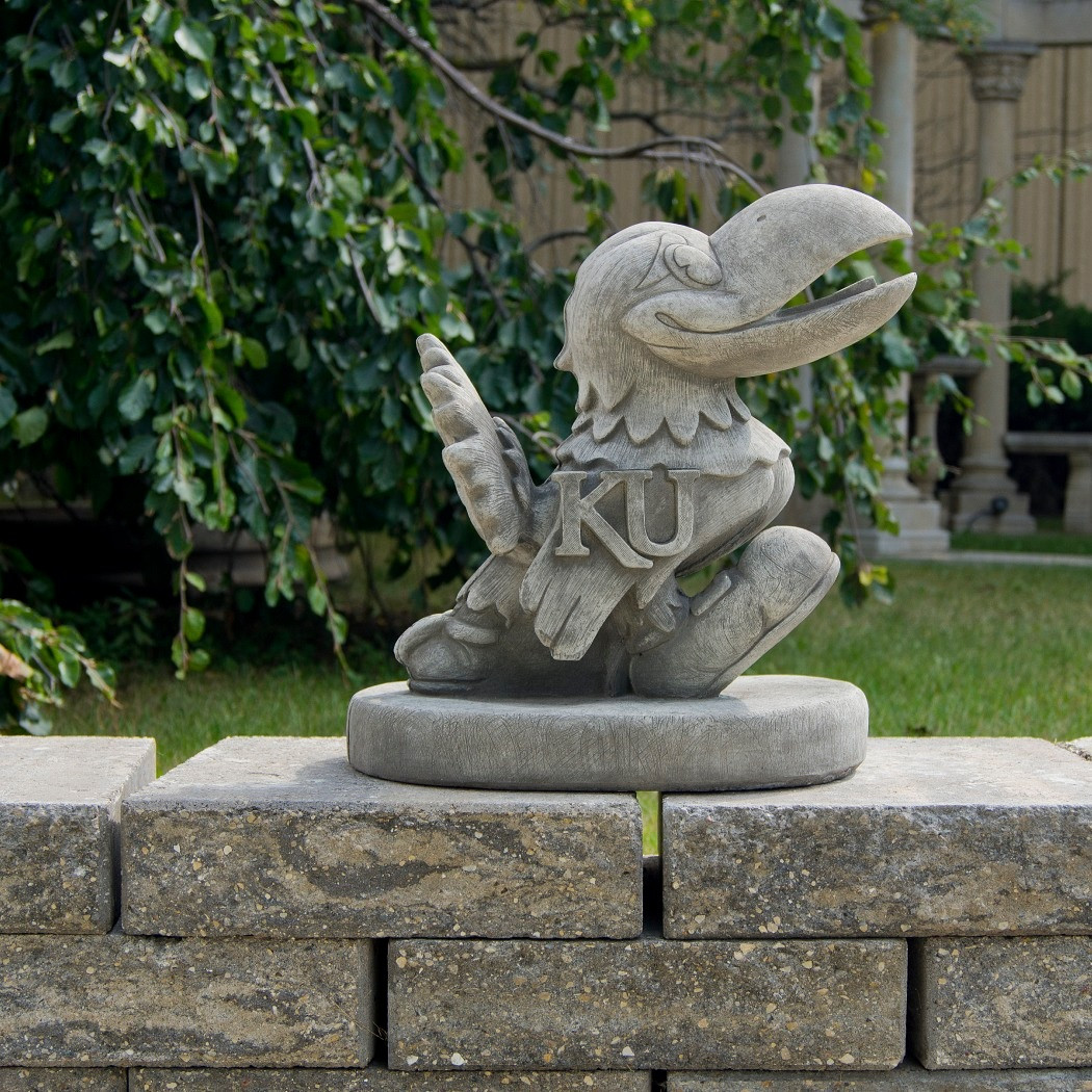 Kansas Jayhawks Vintage Mascot Garden Statue