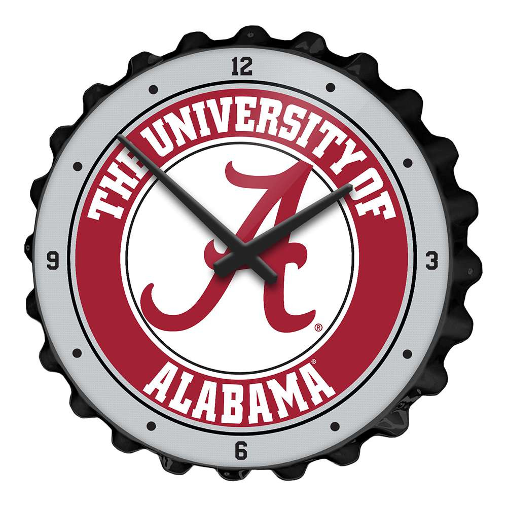 Alabama Crimson Tide: Bottle Cap Wall Clock