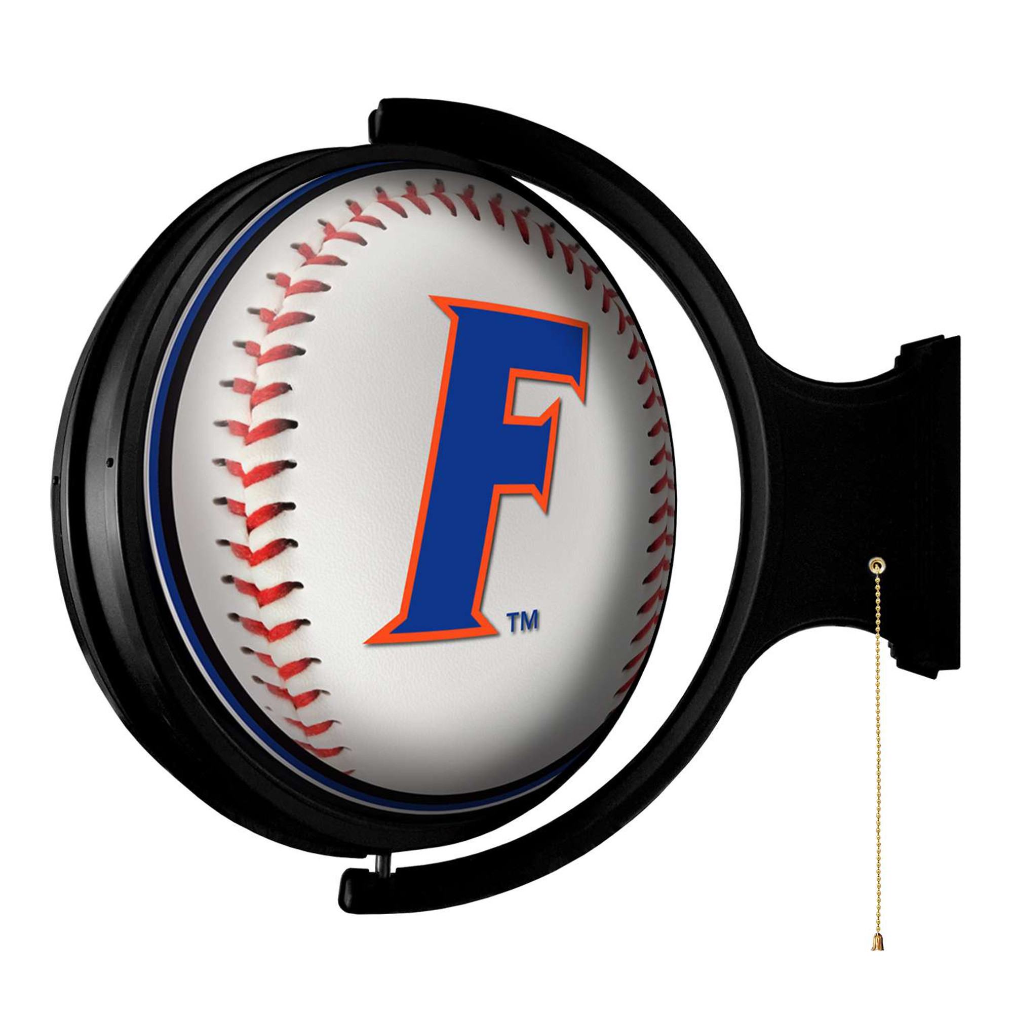 Florida Gators Baseball Round Rotating Lighted Wall Sign