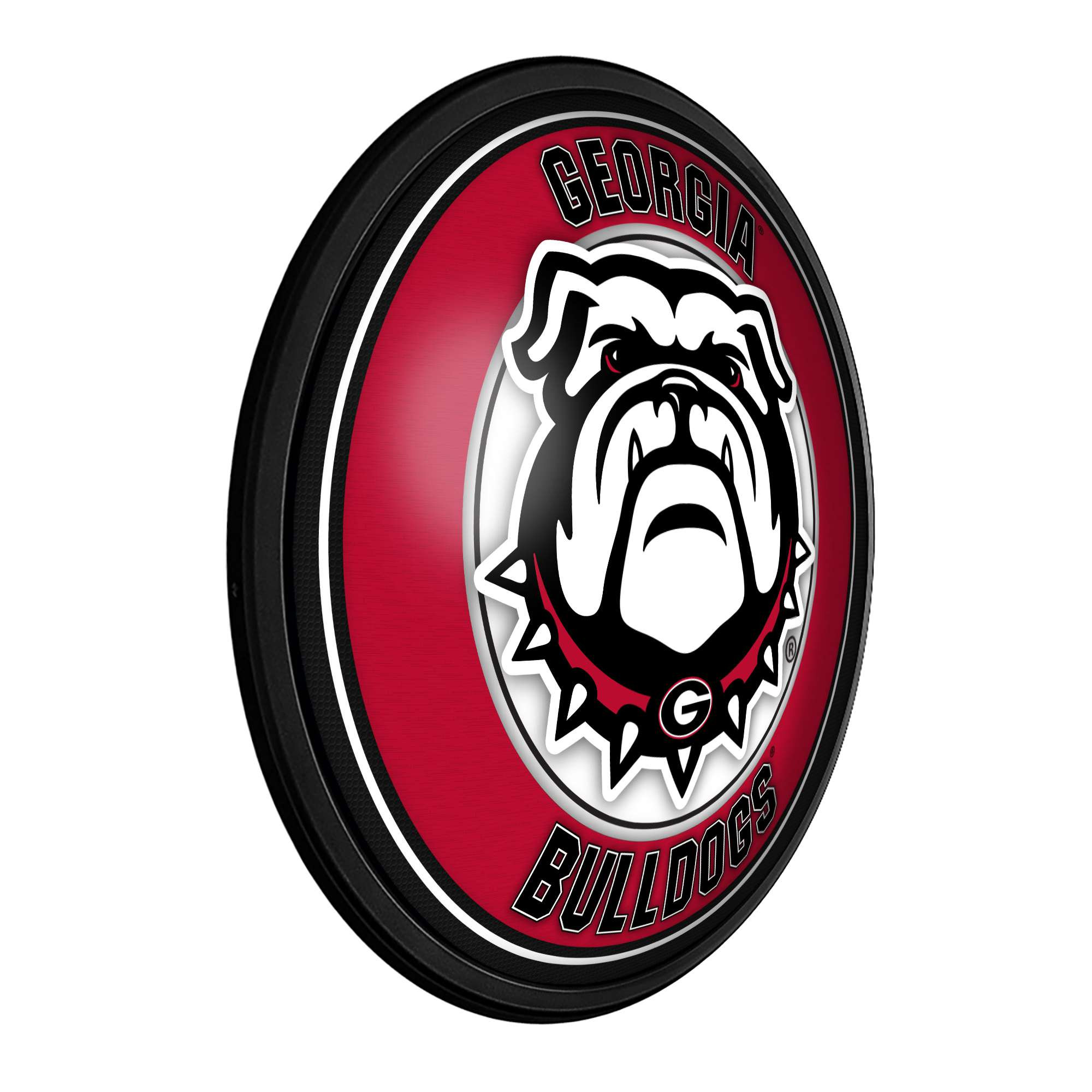 Georgia Bulldogs: Uga - Round Slimline Lighted Wall Sign