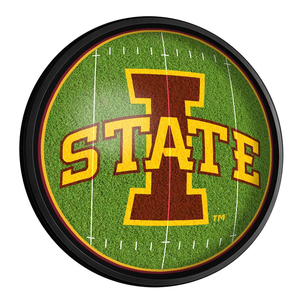 Iowa State Cyclones: On the 50 - Slimline Lighted Wall Sign