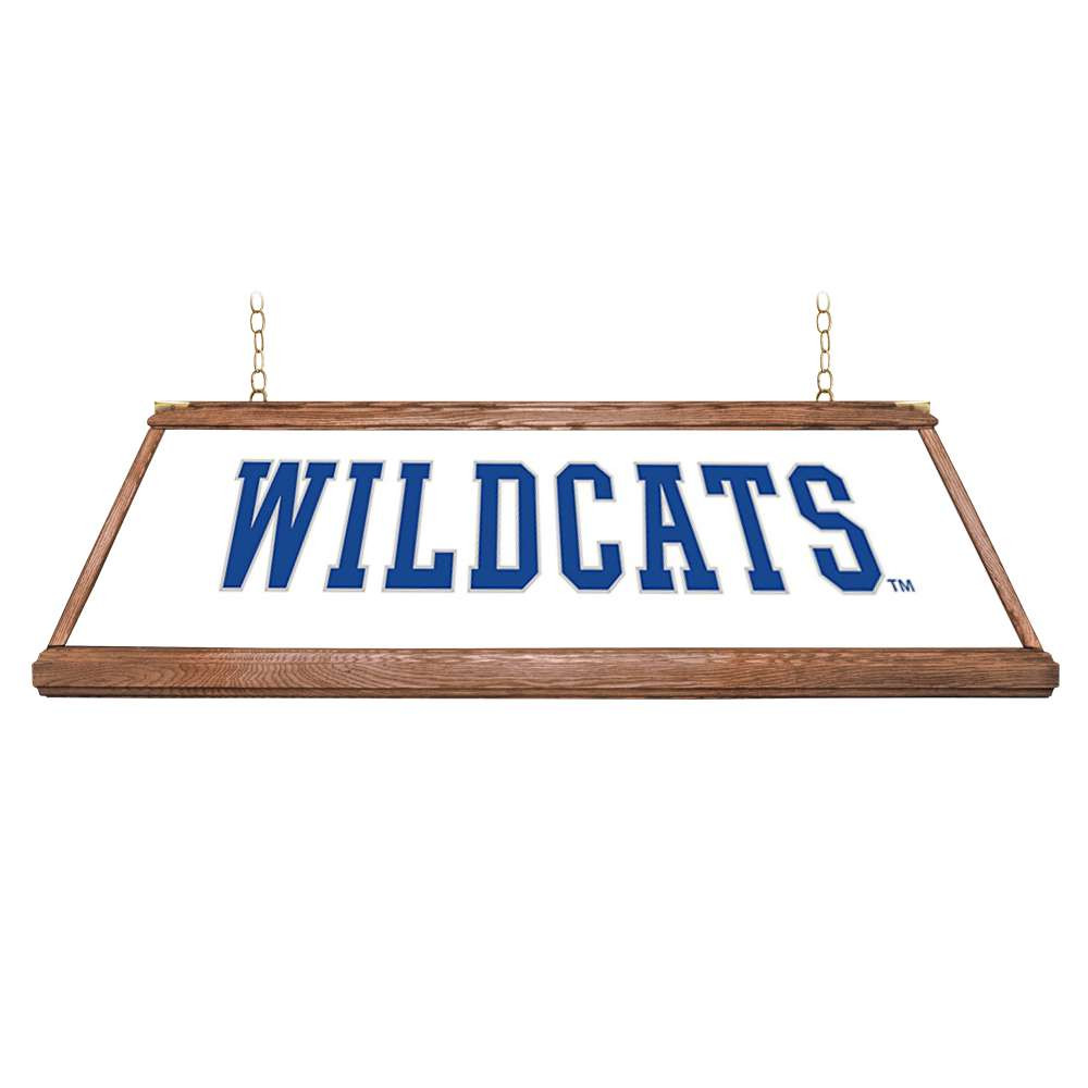 Kentucky Wildcats: Premium Wood Pool Table Light - White