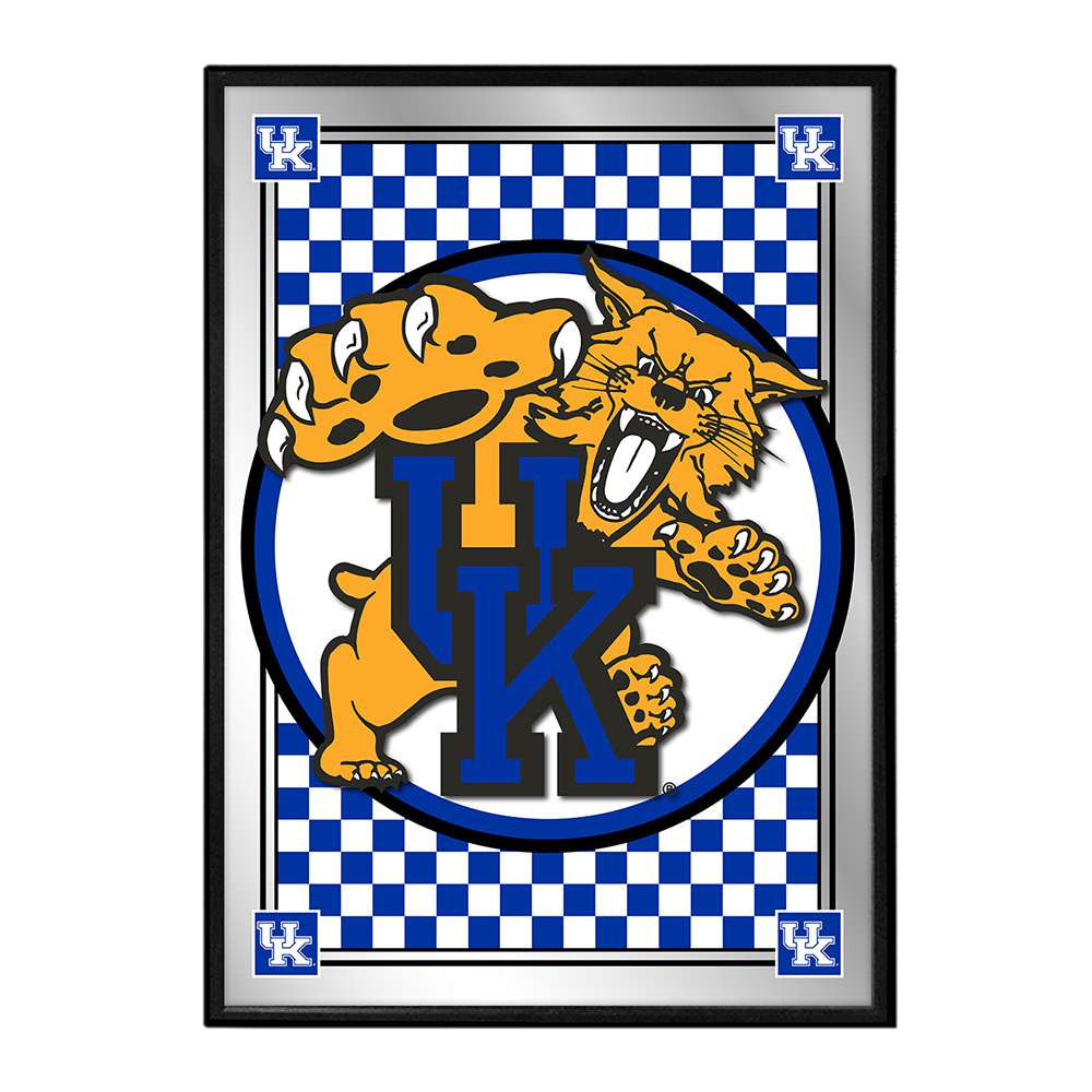 Kentucky Wildcats: Team Spirit, Mascot - Framed Mirrored Wall Sign ...
