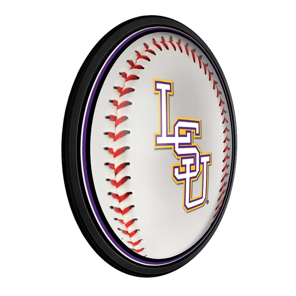 LSU Tigers: Baseball - Slimline Lighted Wall Sign