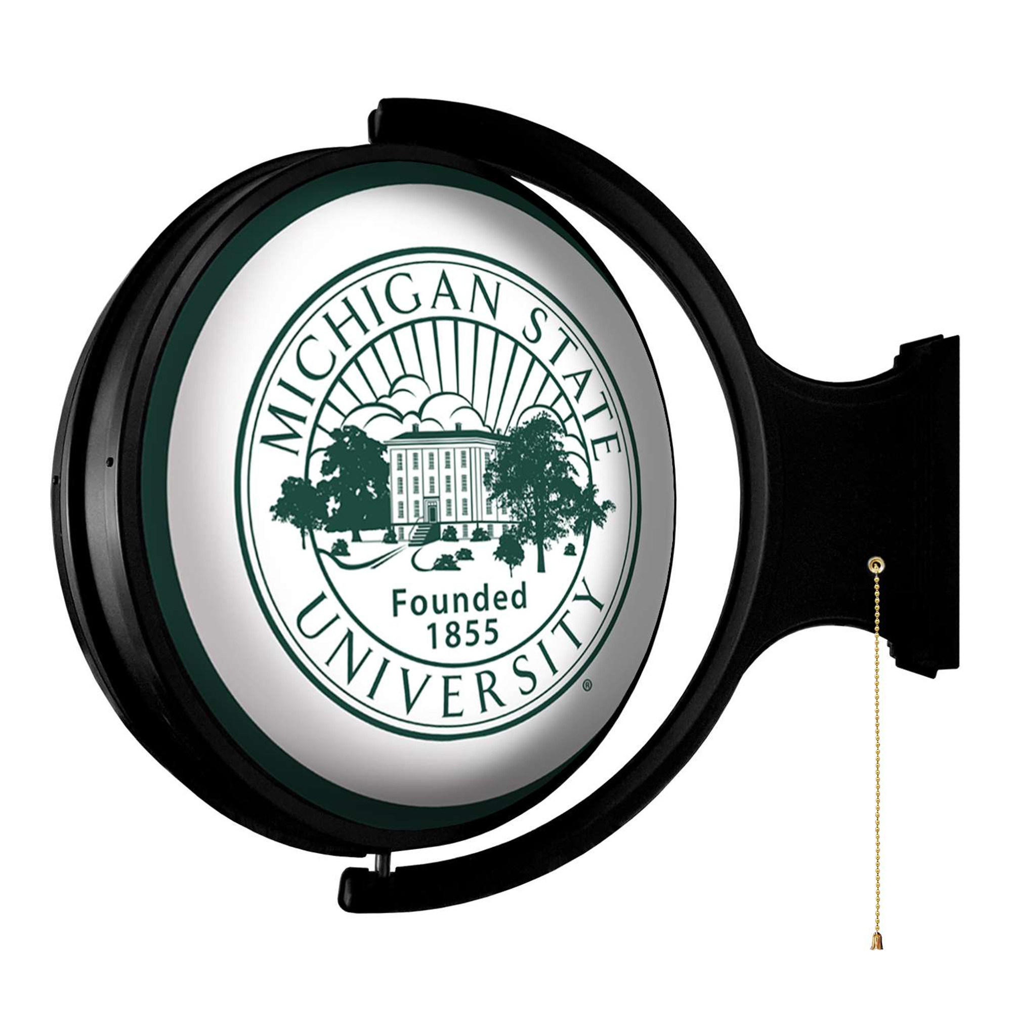 Michigan State Spartans University Seal Original Round Rotating