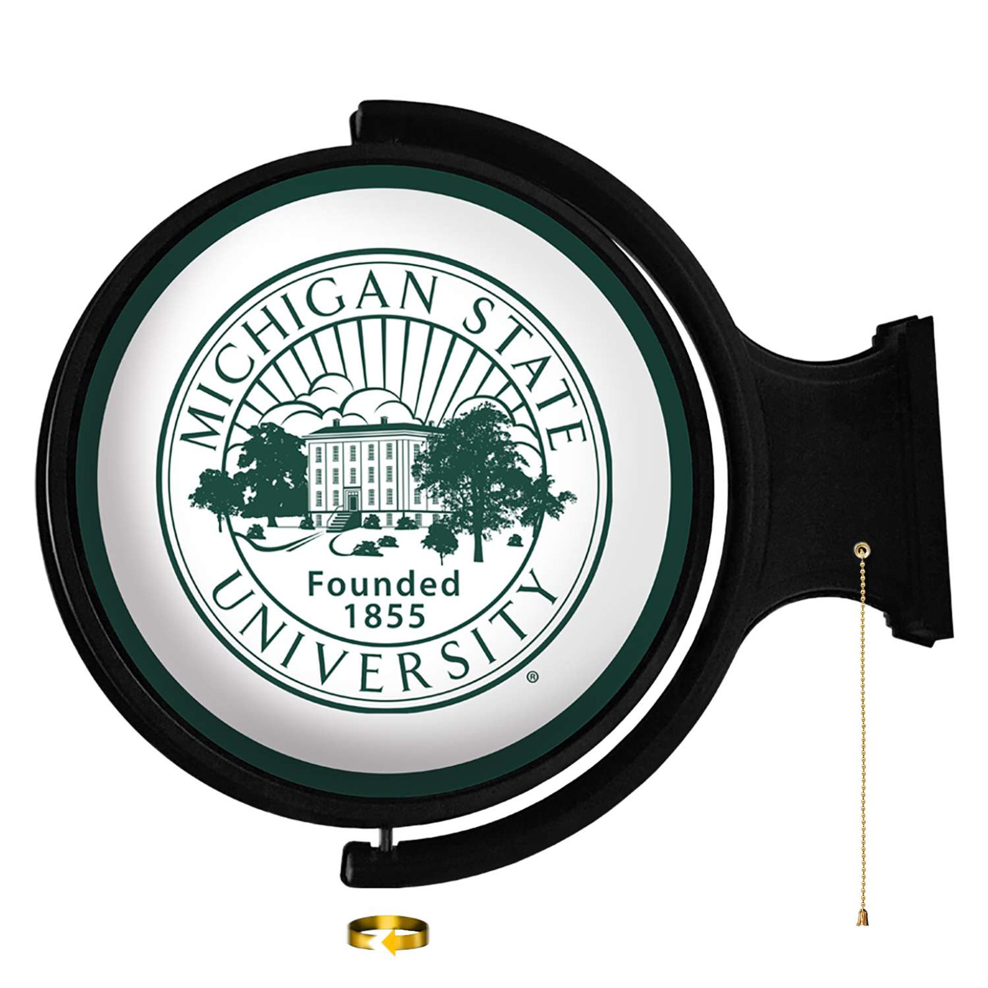 Michigan State Spartans University Seal Original Round Rotating