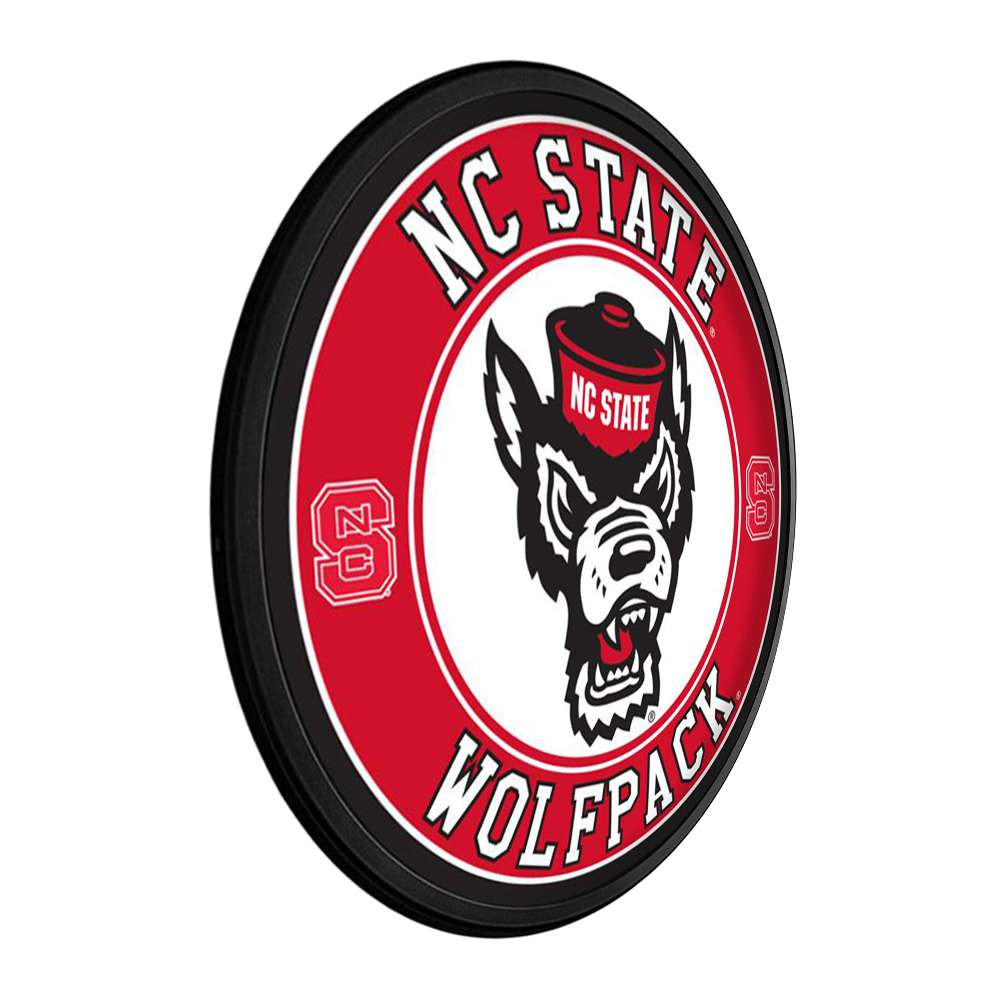 NC State Wolfpack: Tuffy's Face - Slimline Lighted Wall Sign