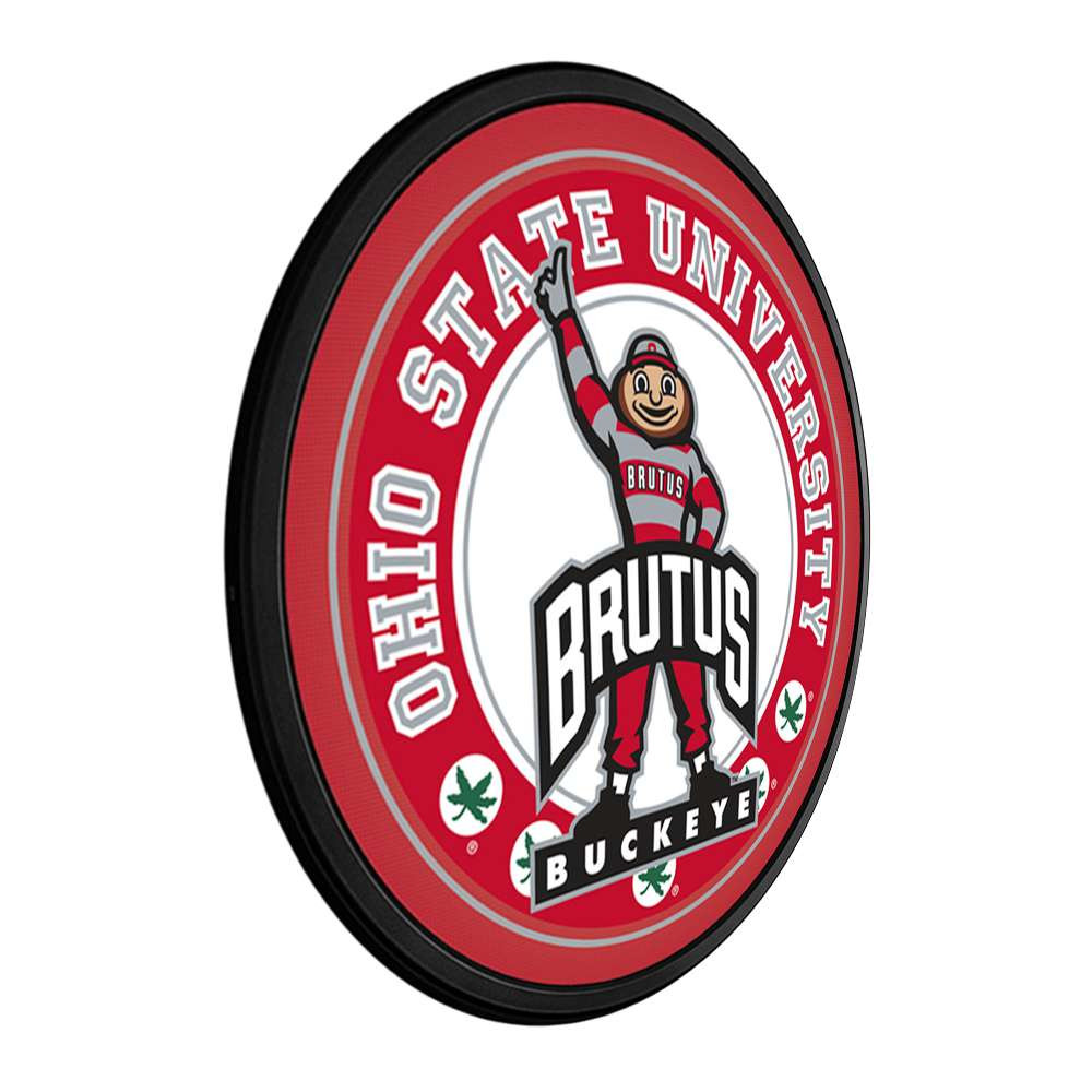Ohio State Buckeyes Padded Bar Stool With Swivel NCAA Ohio State ...