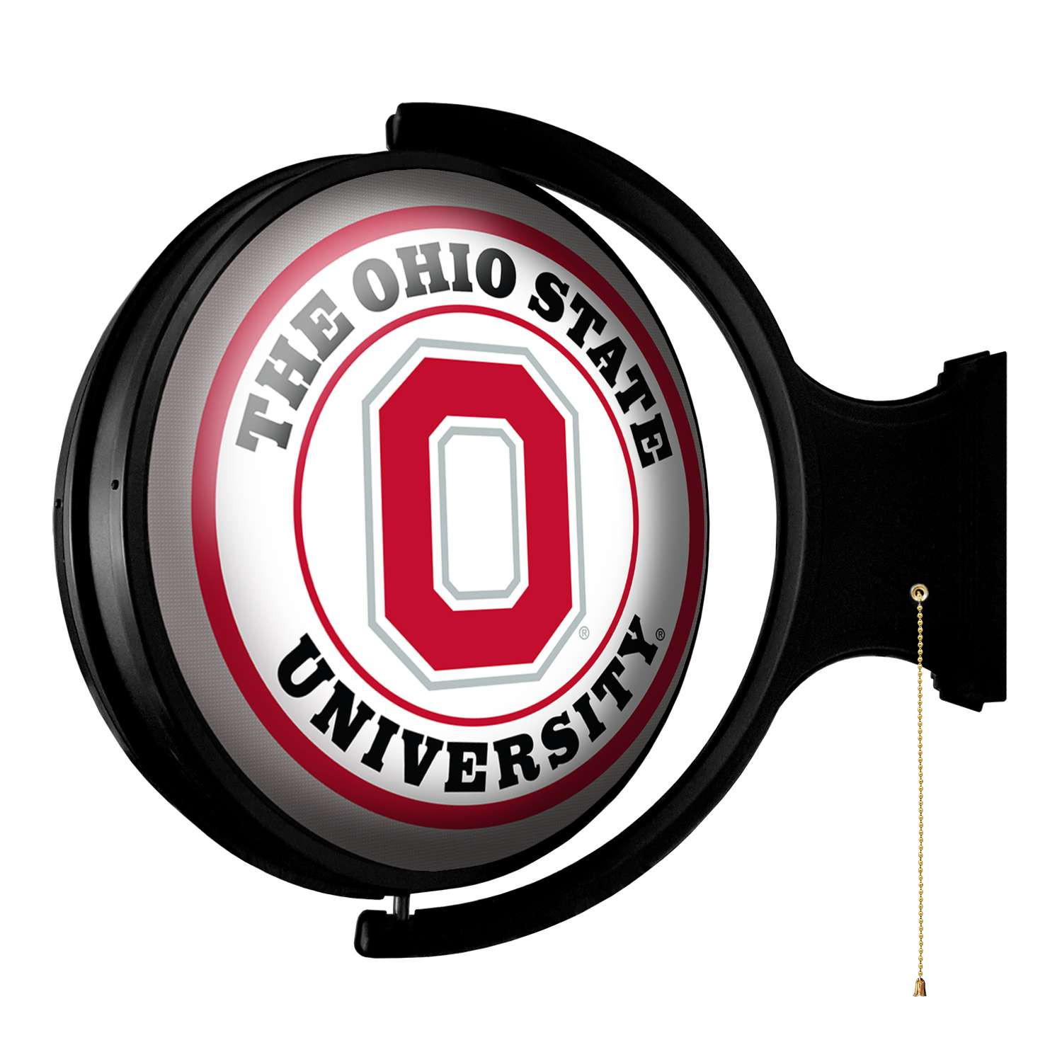 Ohio State Buckeyes: Original Round Rotating Lighted Wall Sign