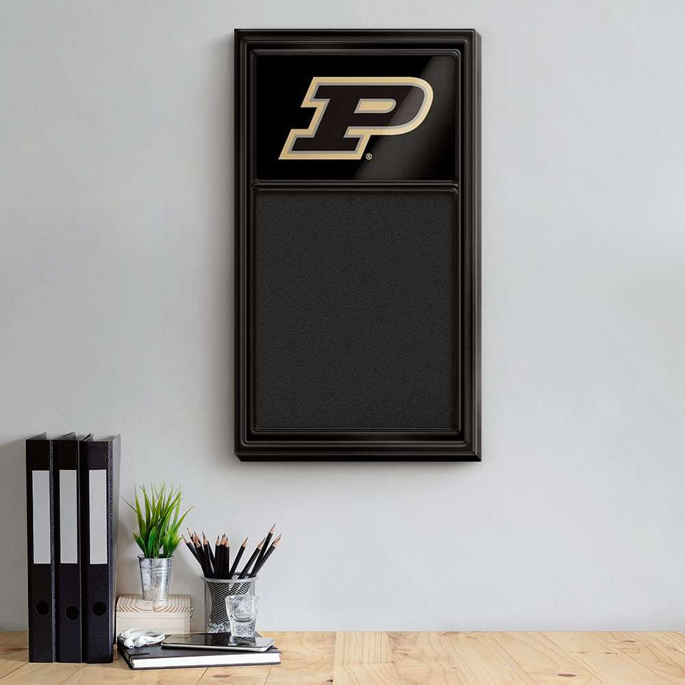 Purdue Boilermakers: Chalk Noteboard - Black