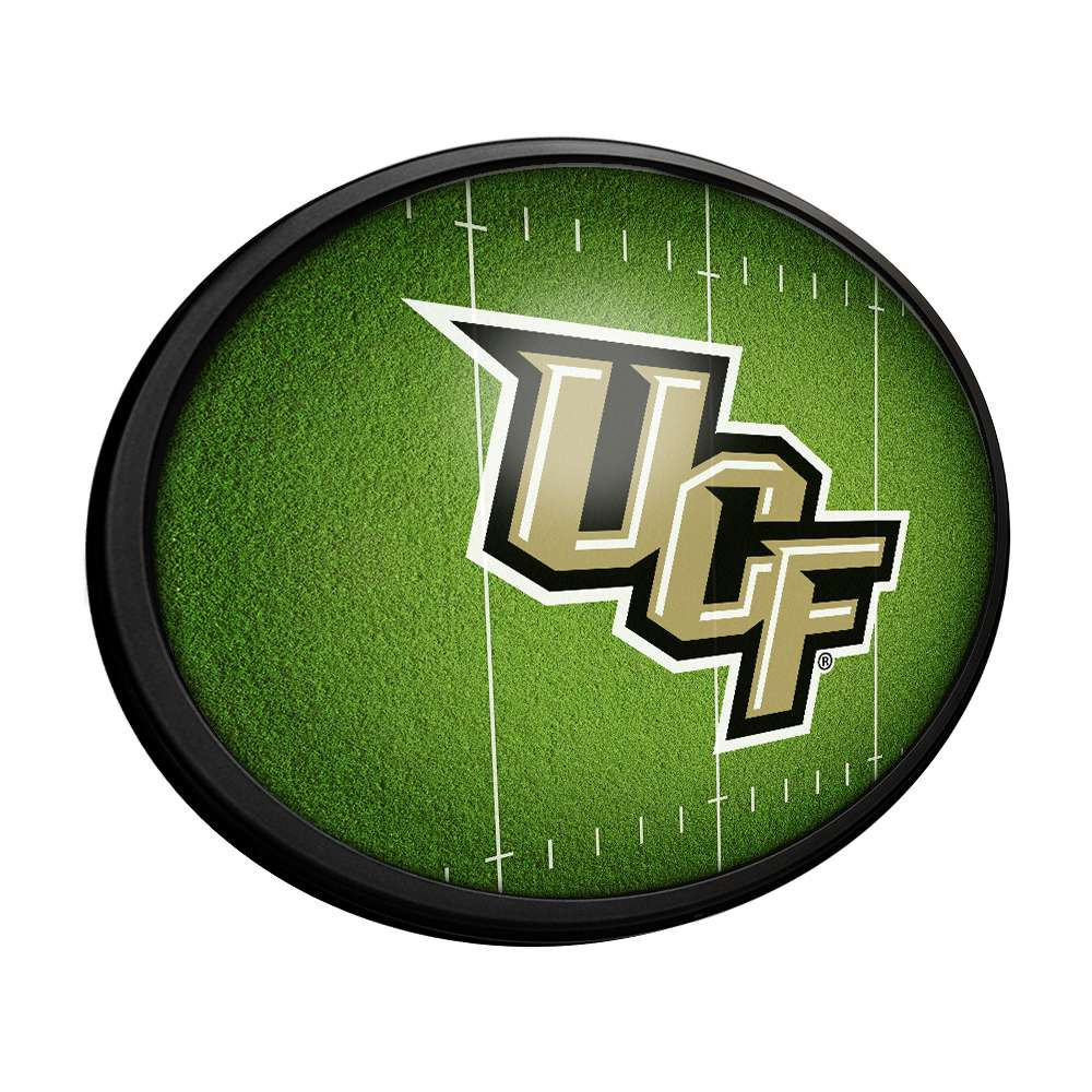 UCF Knights: On the 50 - Oval Slimline Lighted Wall Sign
