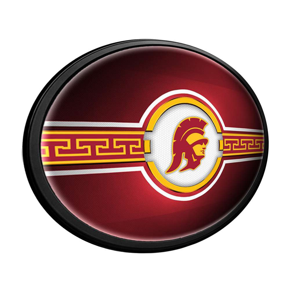 USC Trojans: Oval Slimline Lighted Wall Sign