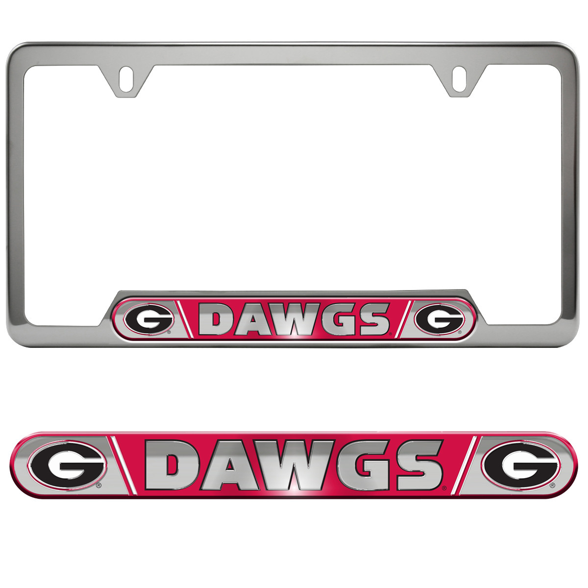 Georgia Bulldogs Embossed License Plate Frame
