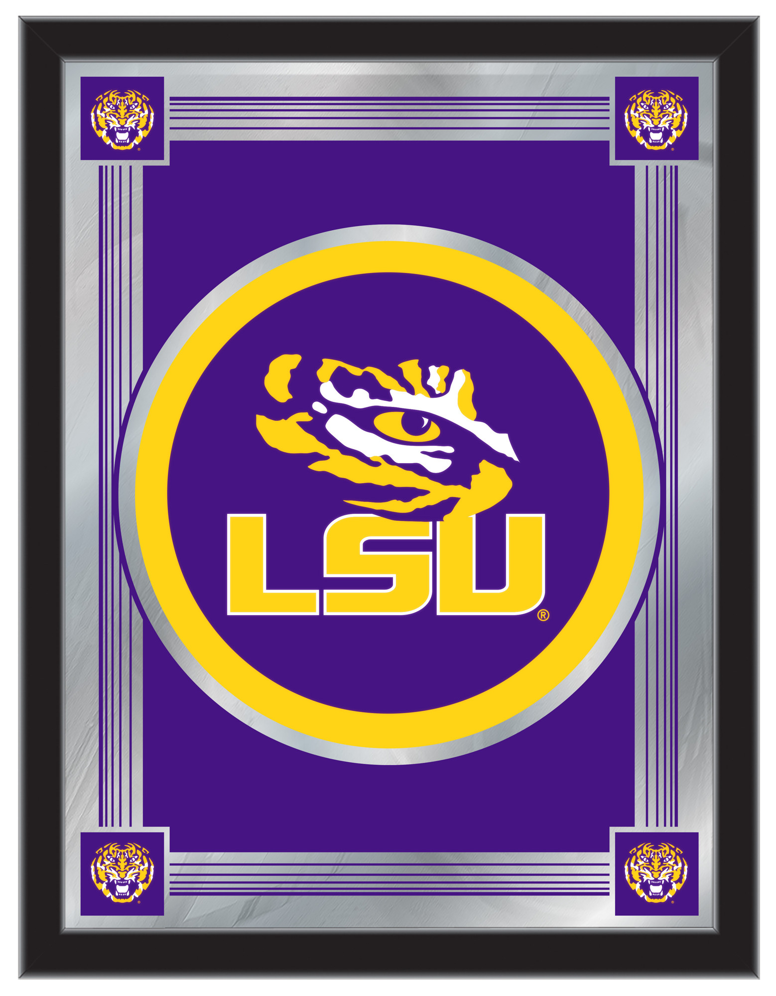 LSU Tigers Logo Wall Mirror