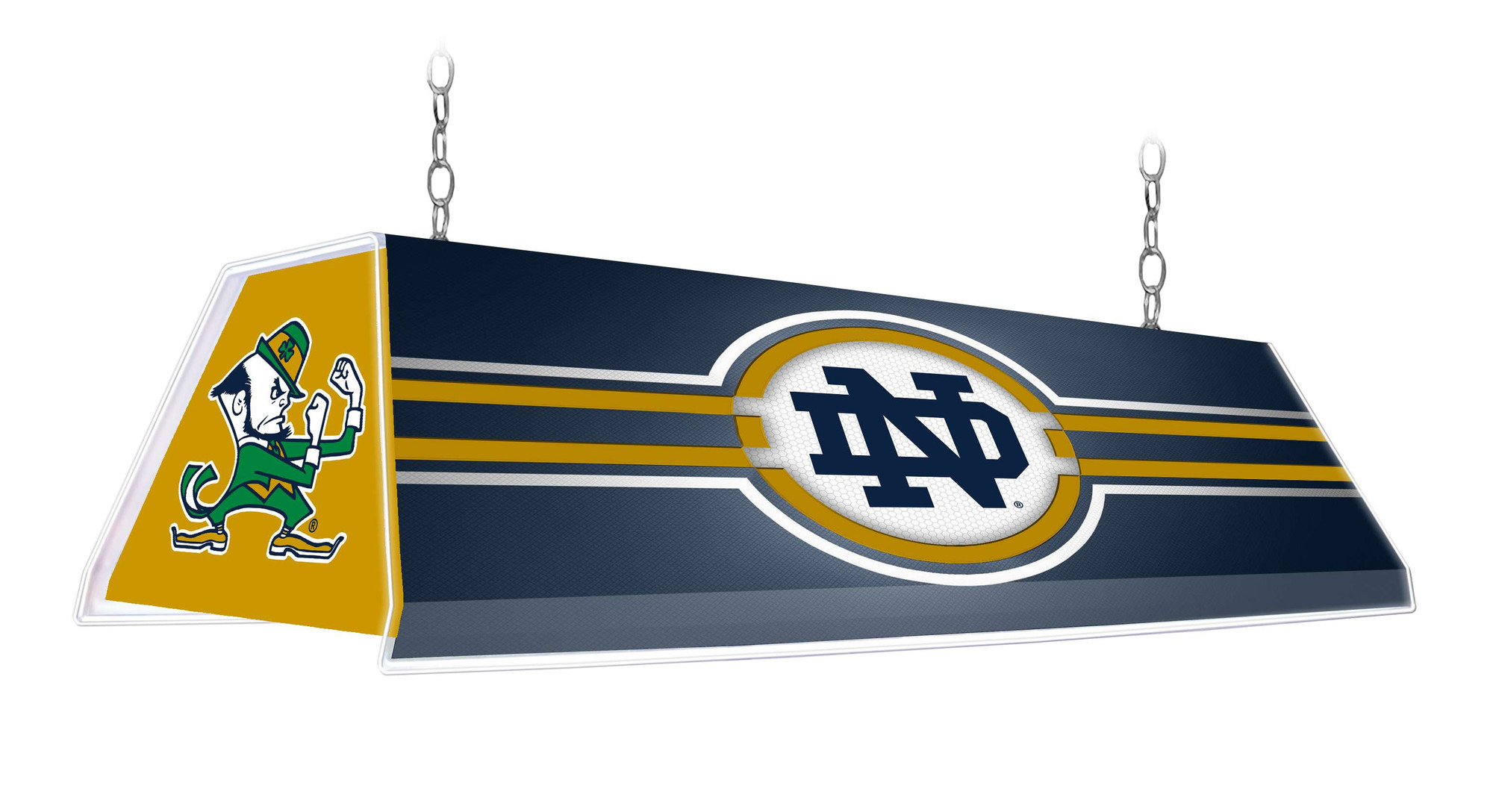 Notre Dame Fighting Irish: Edge Glow Pool Table Light - Irish Blue ...