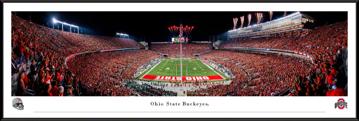 Ohio State Buckeyes Panoramic Photo Standard Frame -End Zone