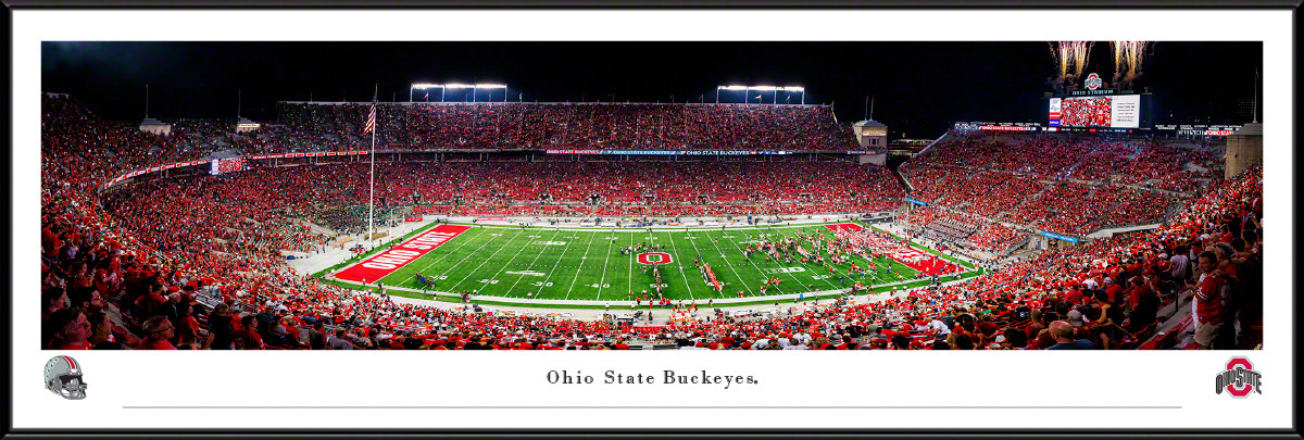 Ohio State Buckeyes Panoramic Photo Standard Frame - Carmen Ohio