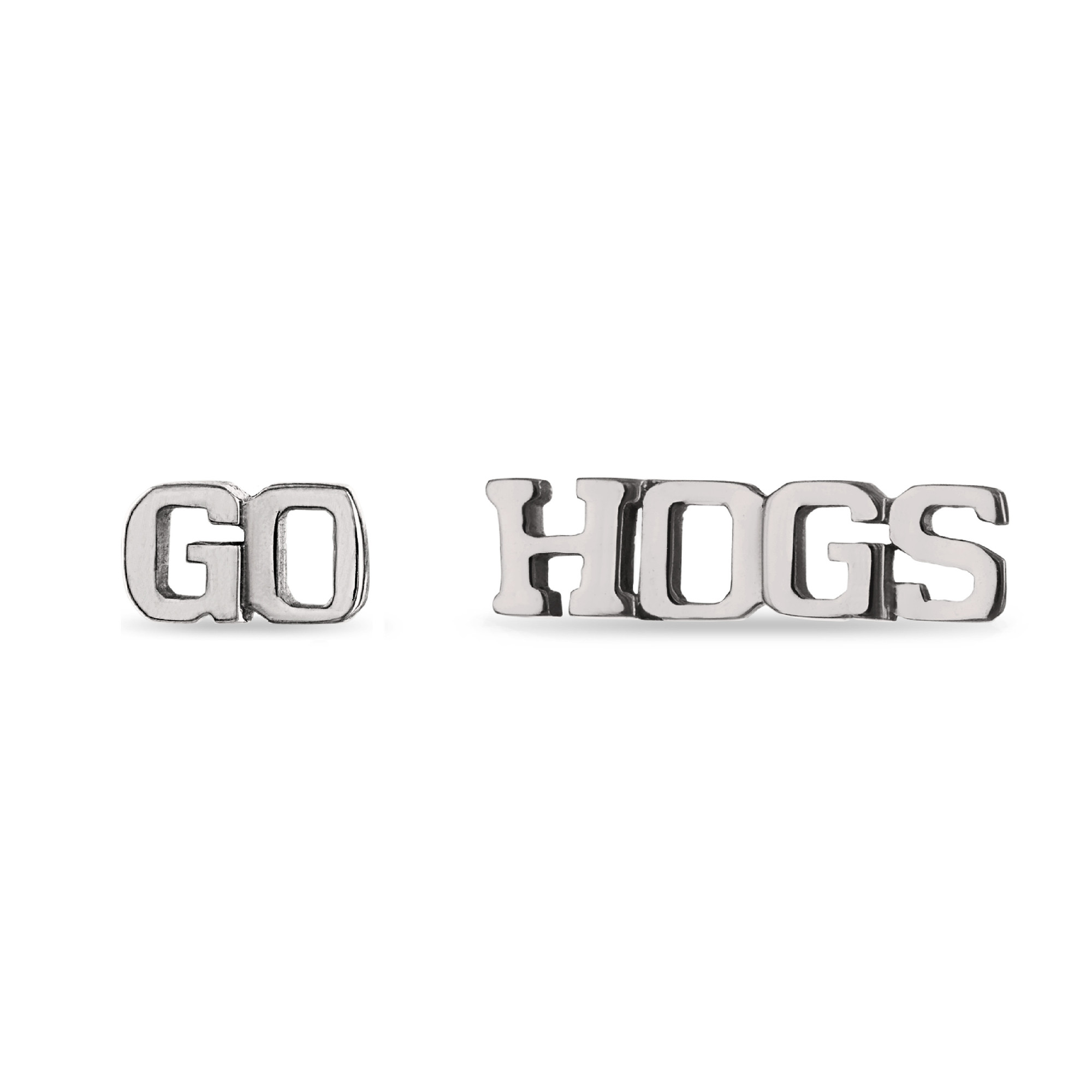Arkansas Razorbacks 'GO HOGS' Stud Earrings