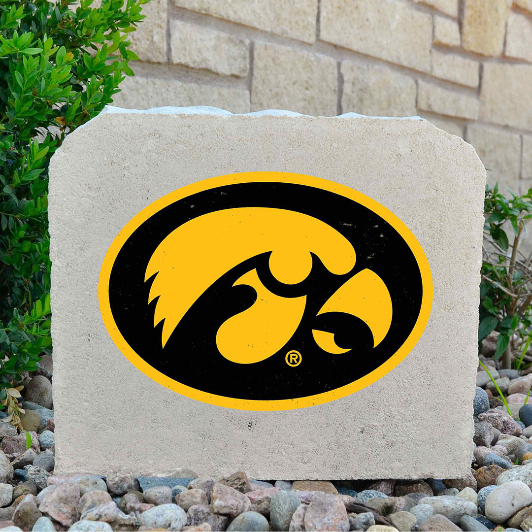 Iowa Hawkeyes Decorative Stone - Medium