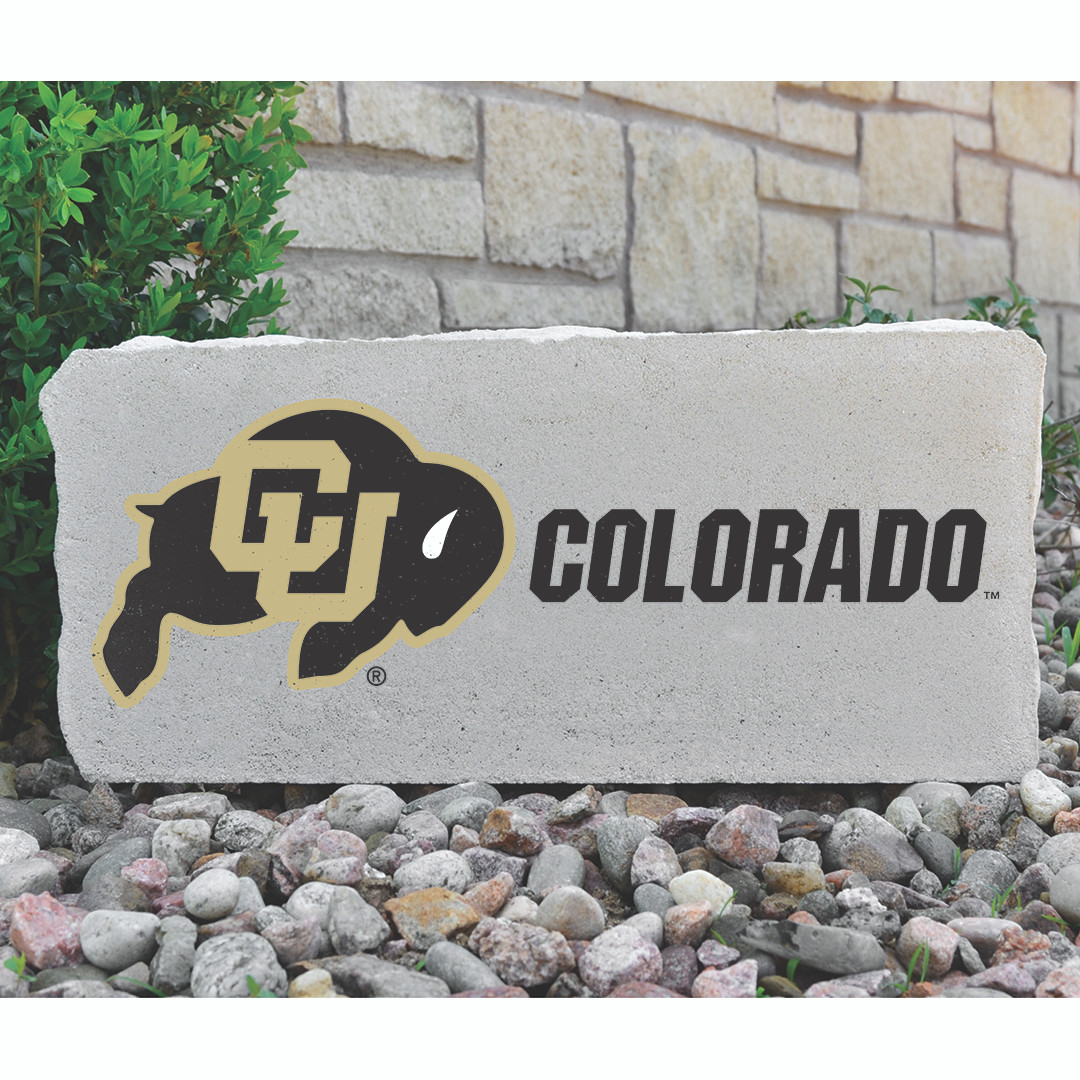 Colorado Buffaloes Decorative Stone Logo - Large