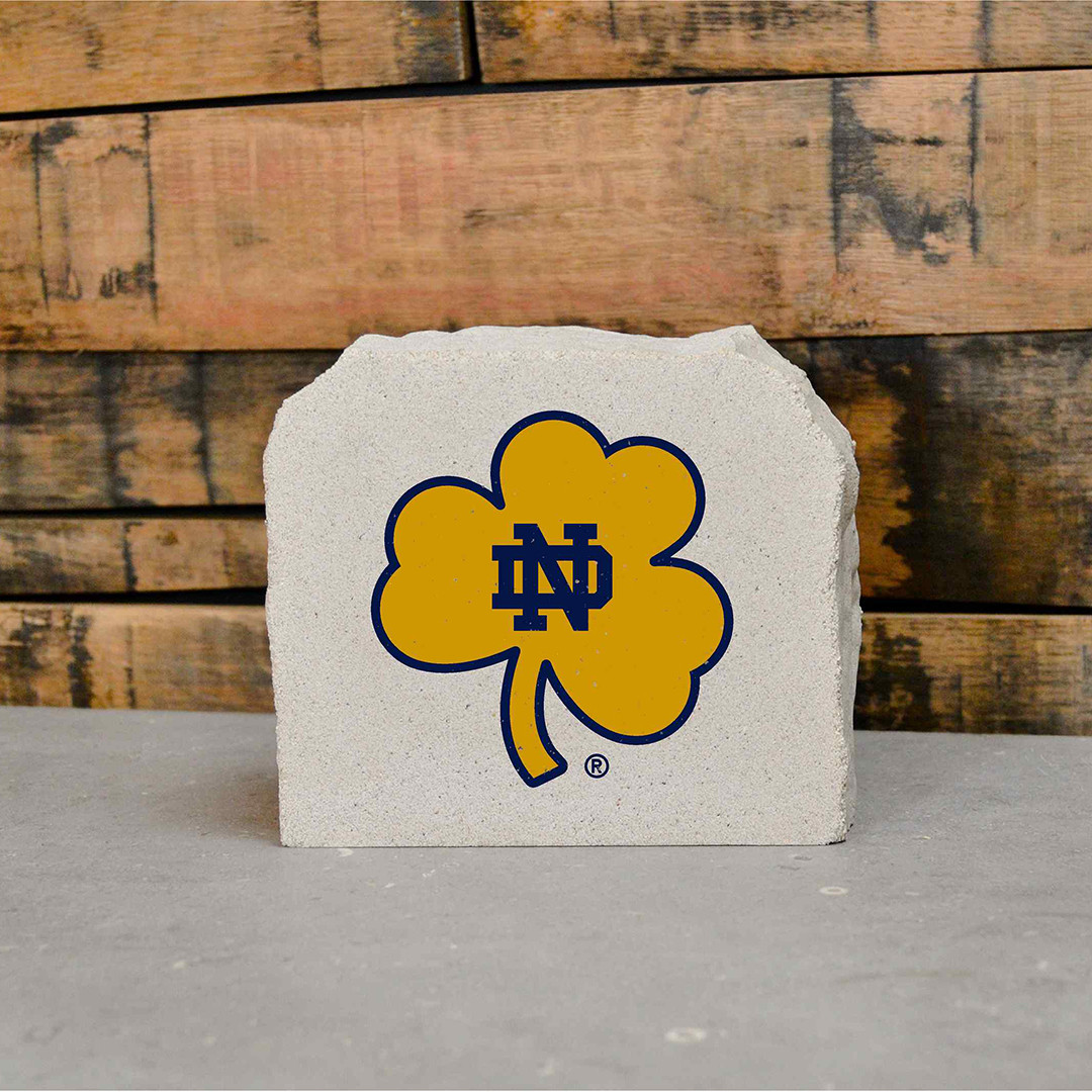 Notre Dame Fighting Irish Decorative Stone Shamrock - 5.5
