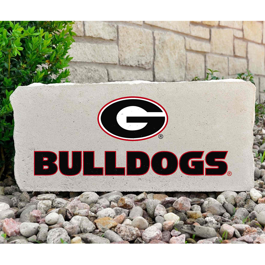 Georgia Bulldogs Decorative Stone G Bulldogs - Large