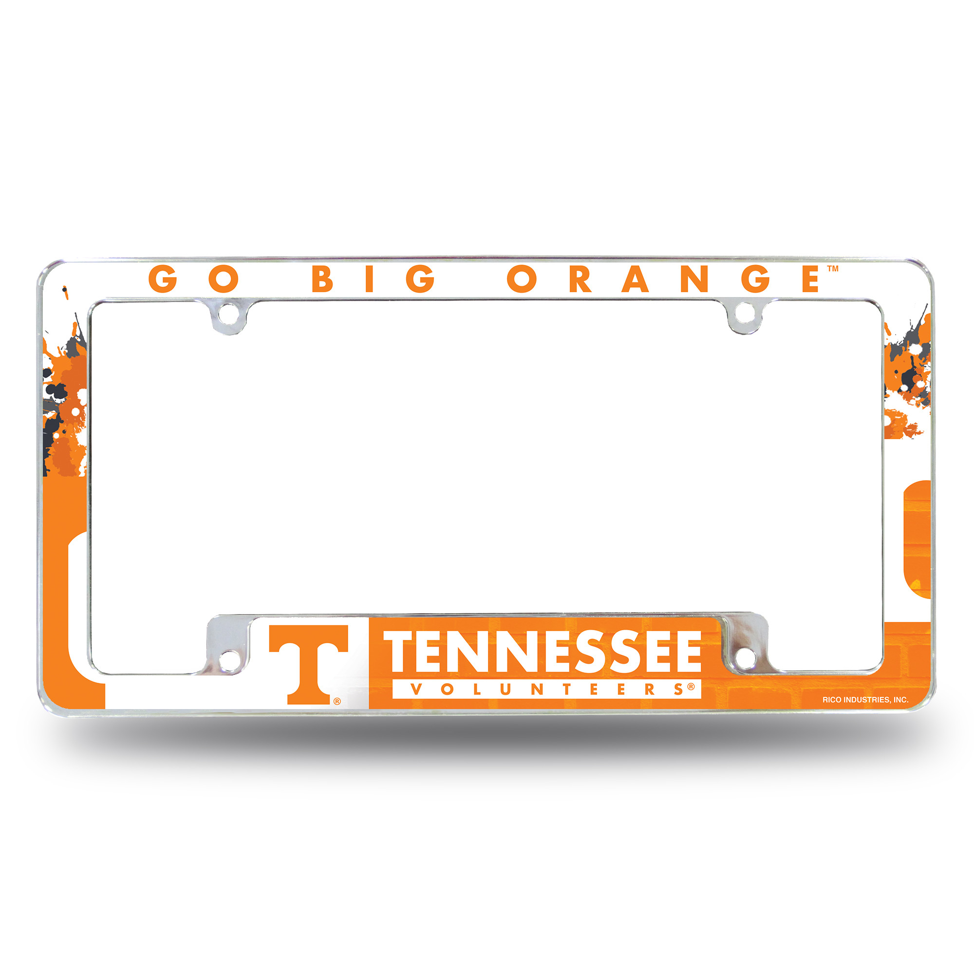 Tennessee Volunteers Primary Chrome License Plate Frame