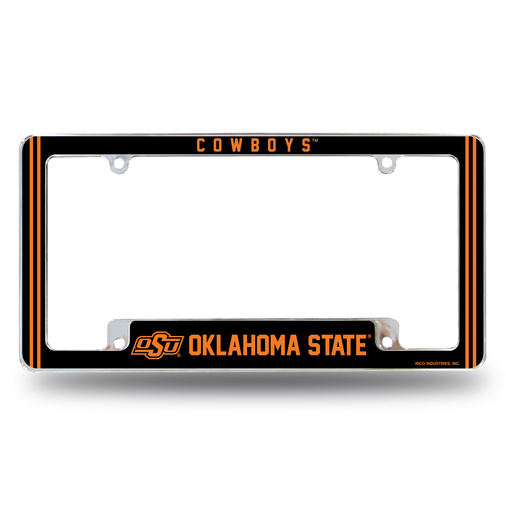 Oklahoma State Cowboys Classic Chrome License Plate Frame