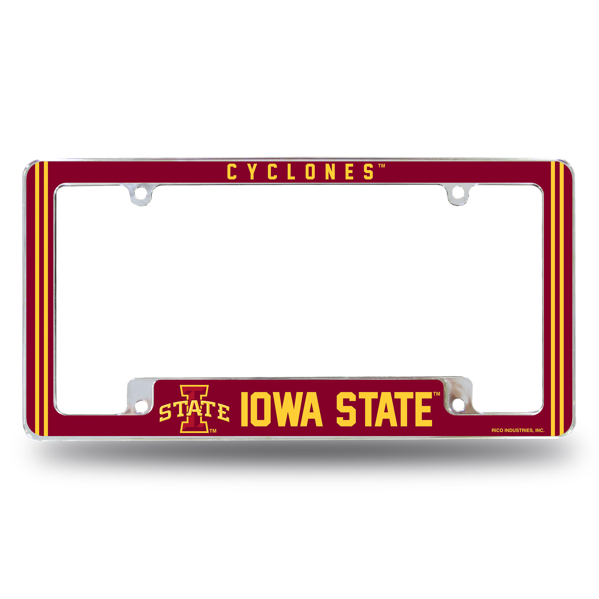 Iowa State Cyclones Classic Chrome License Plate Frame