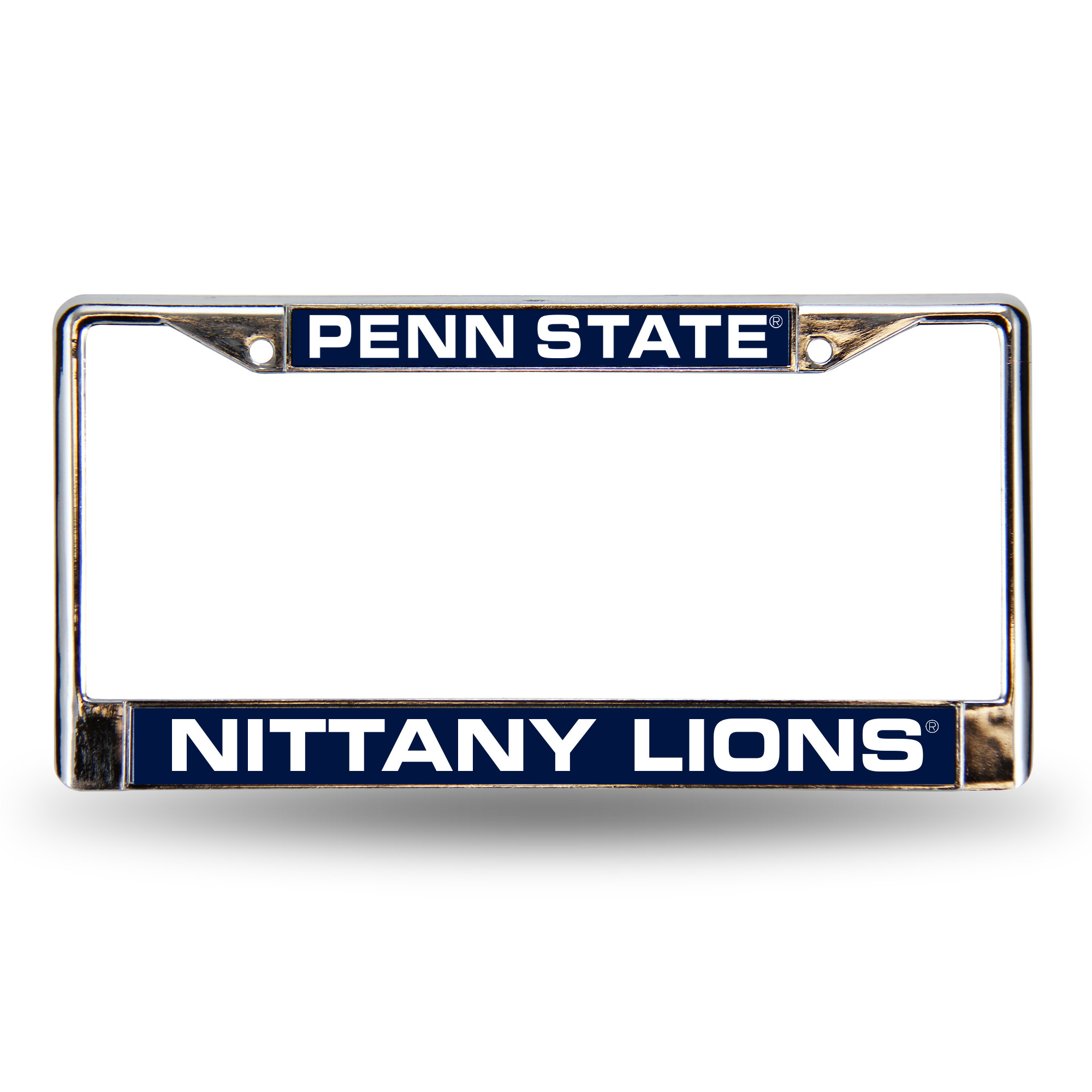 Penn State Nittany Lions Blue Laser Cut Chrome Frame