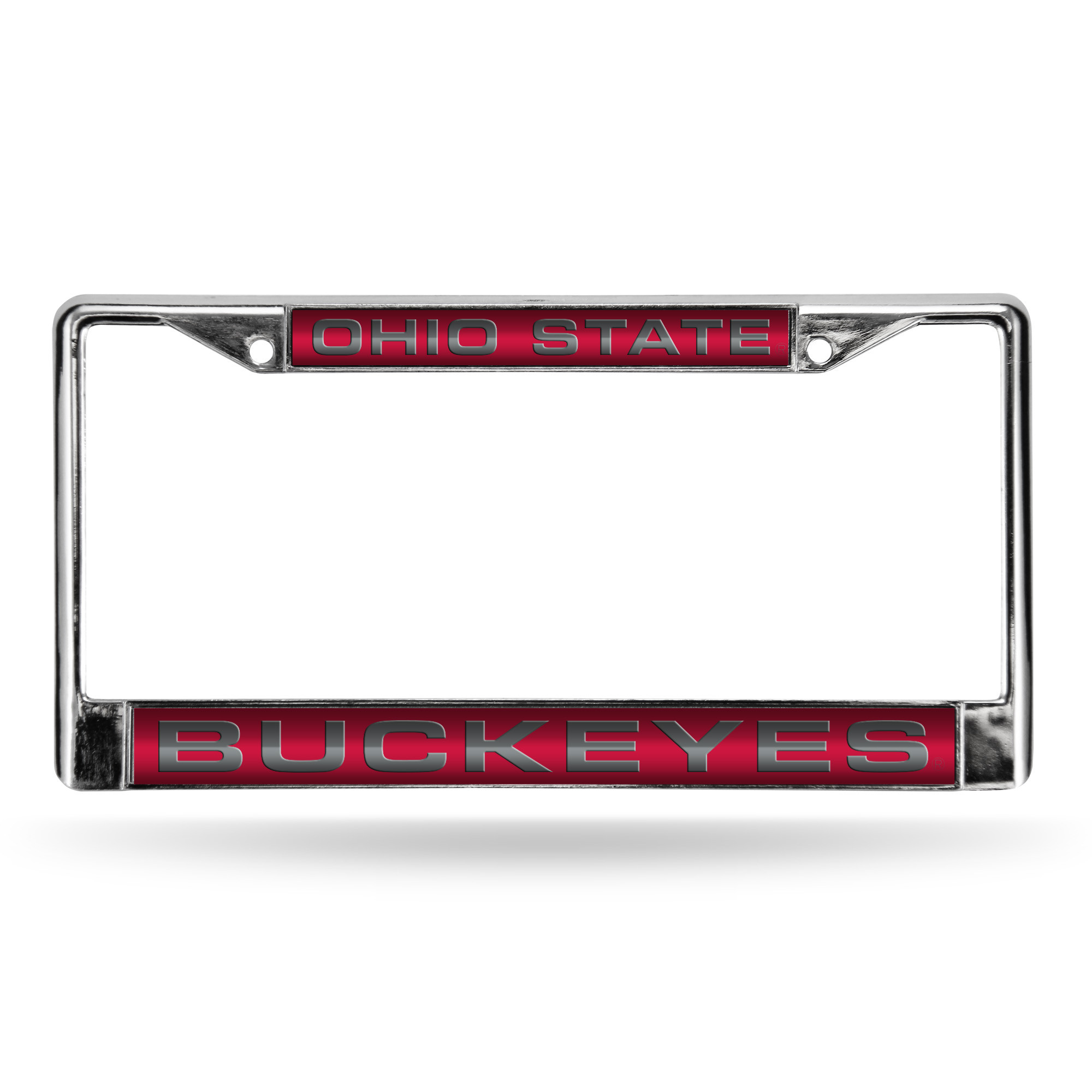 Ohio State Buckeyes Red Laser Cut Chrome Frame