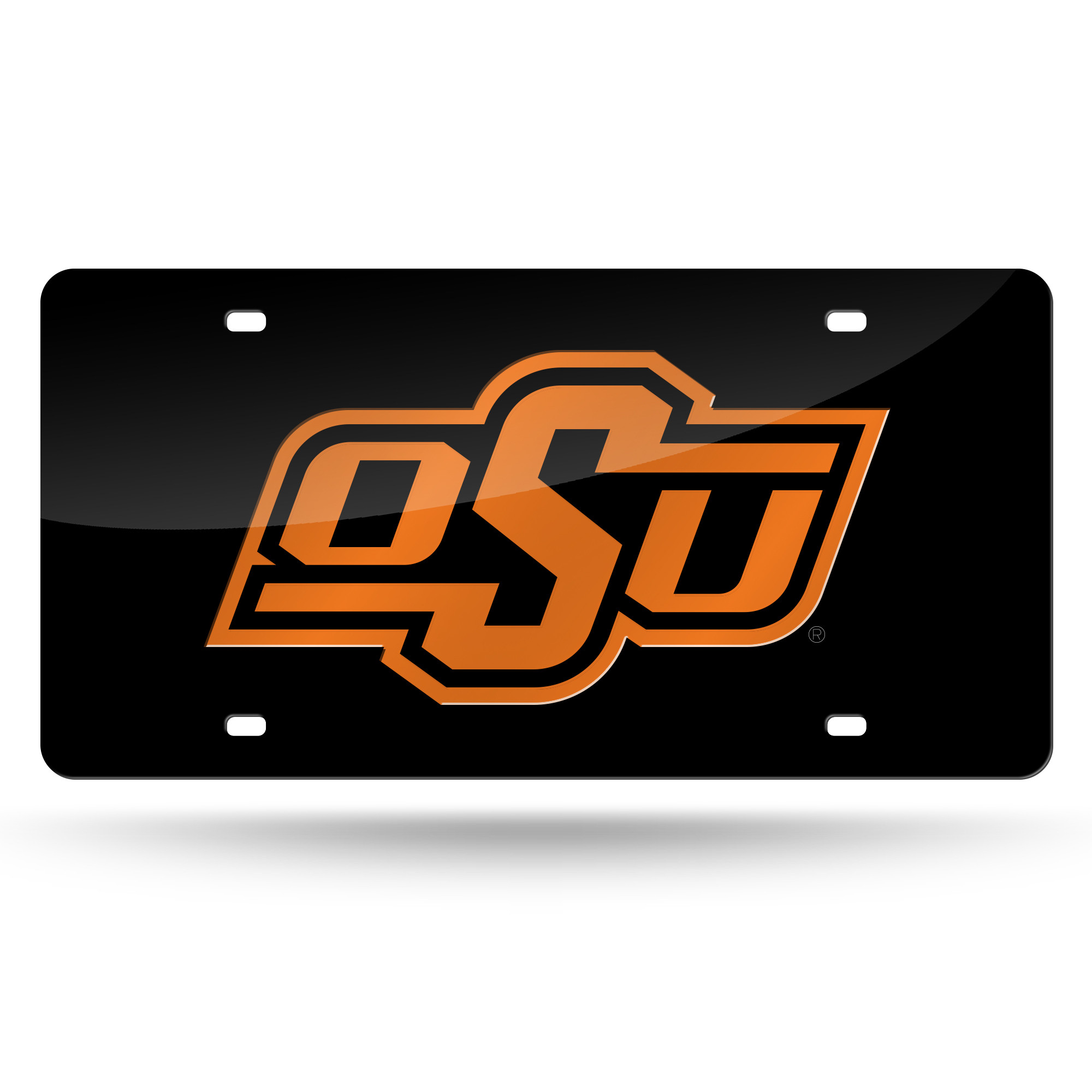 Oklahoma State Cowboys Black Laser Cut Tag