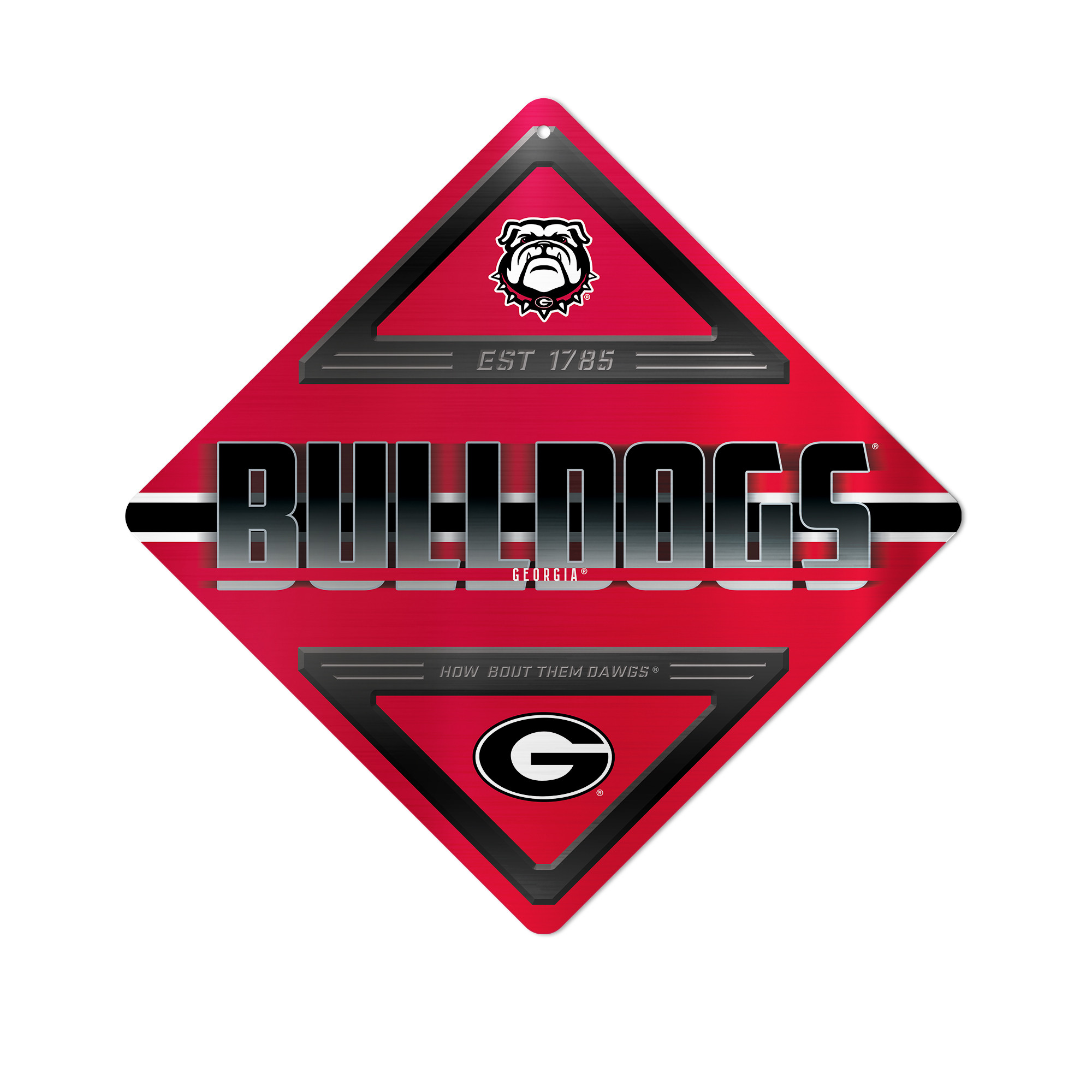 Georgia Bulldogs Metal Wall Sign