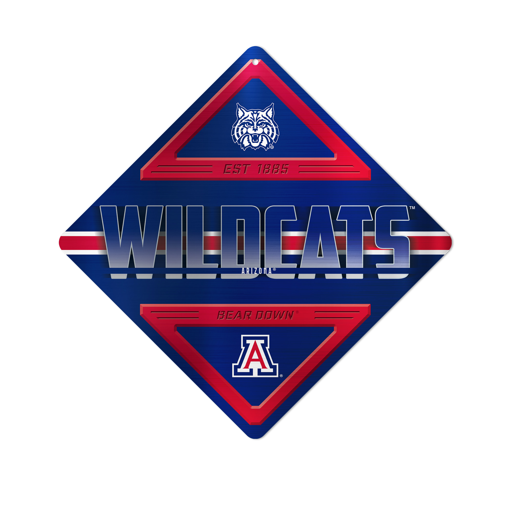 Arizona Wildcats Metal Wall Sign