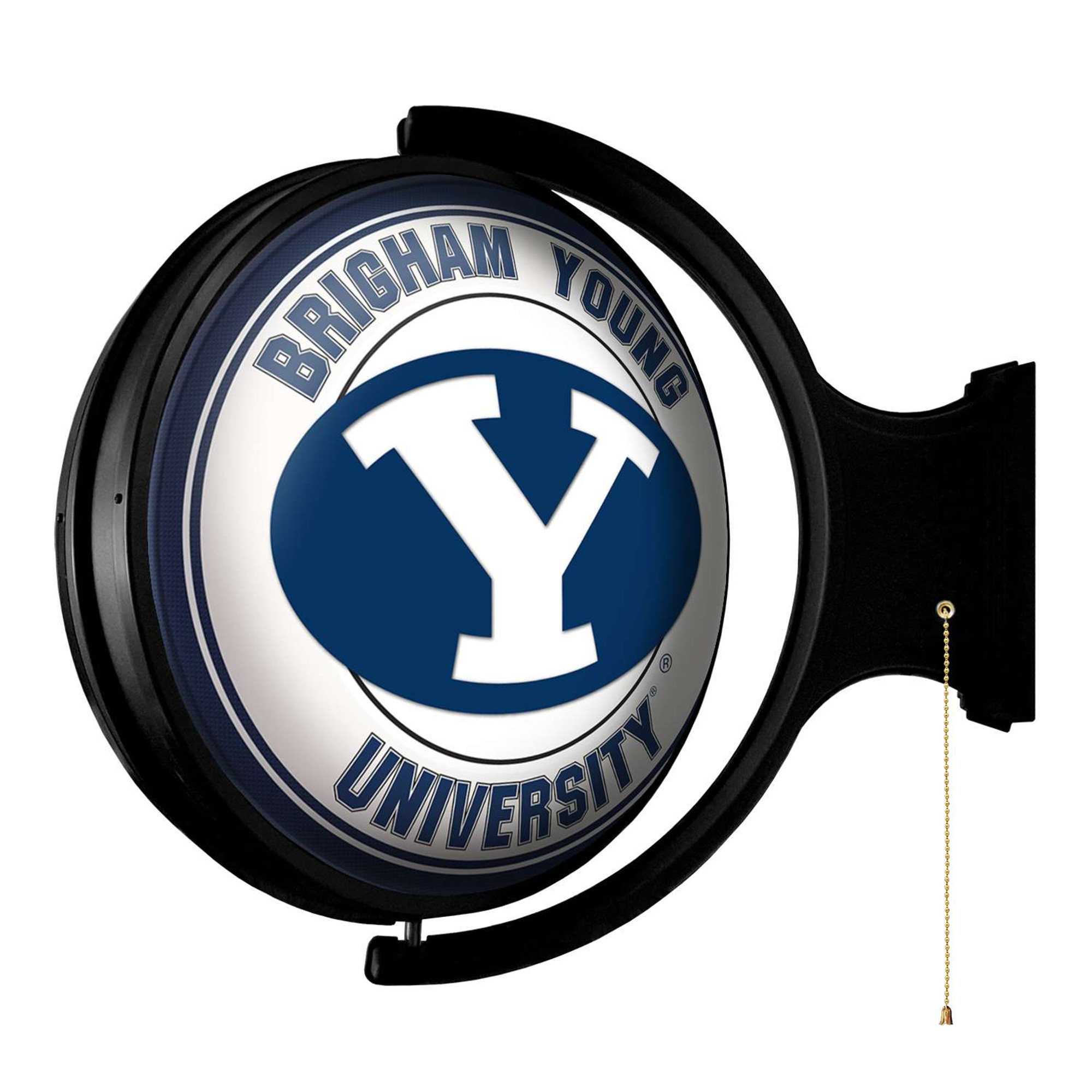 Byu Cougars Original Round Rotating Lighted Wall Sign