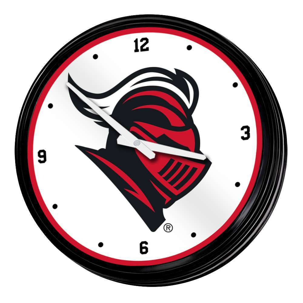 Rutgers Scarlet Knights: Knight - Retro Lighted Wall Clock