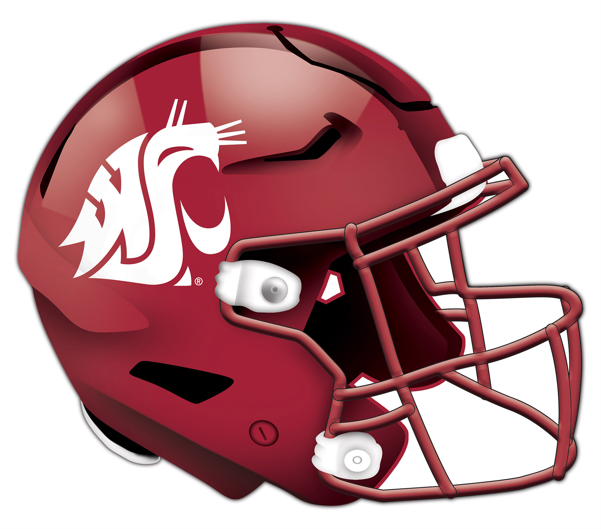 Washington State Cougars Authentic Helmet Cutout 24" Wall Art
