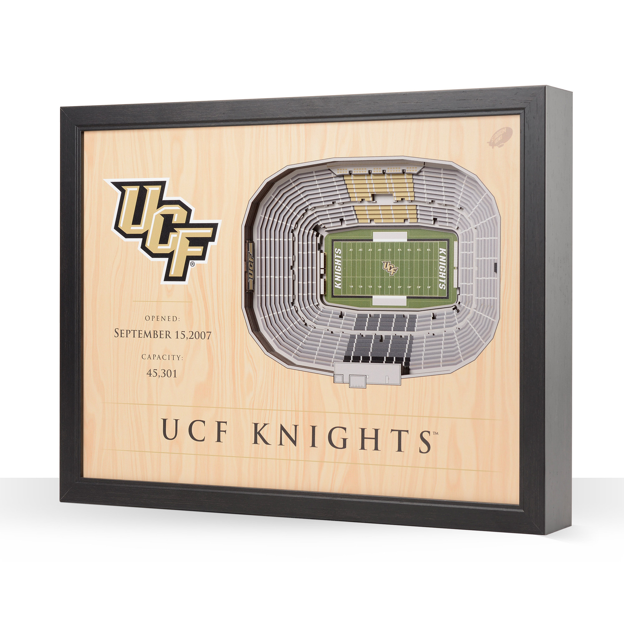 UCF Knights 25-Layer StadiumView Wall Art