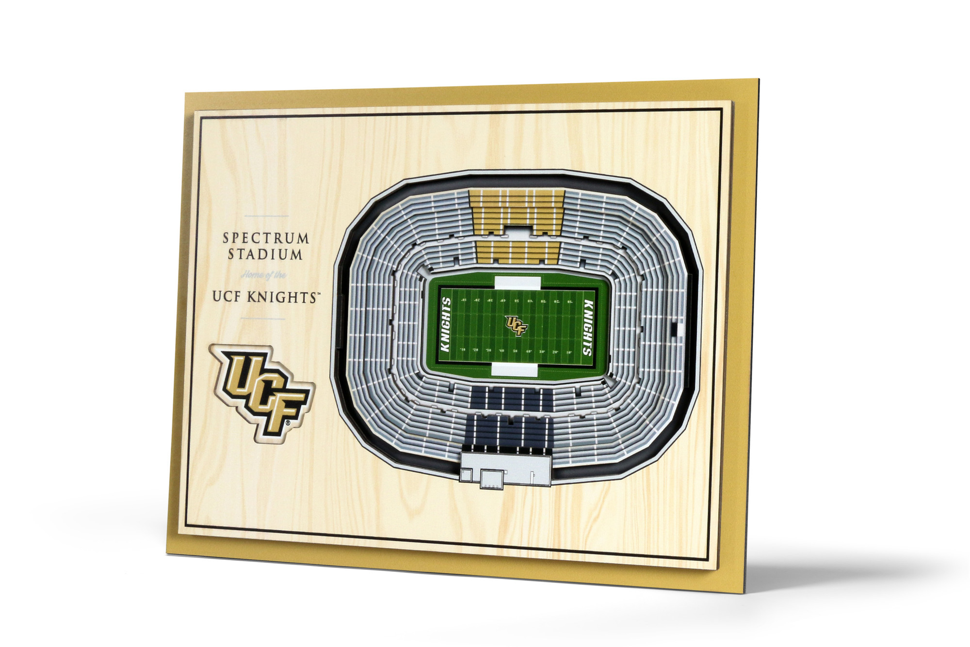 UCF Knights 5-Layer StadiumView 3D Wall Art