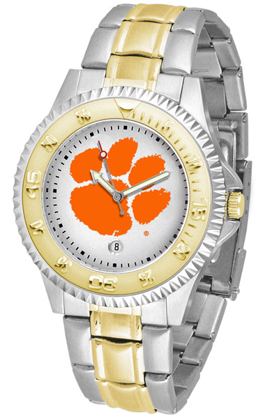 Clemson Tigers Men's Competitor Two-Tone Watch