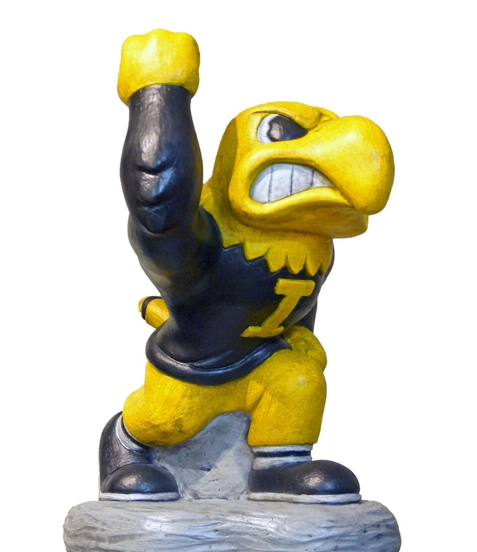 Iowa Hawkeyes Vintage Mascot Garden Statue